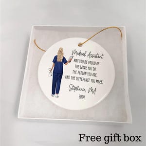 Medical Assistant Gifts, Medical Assistant, Medical Assistant Ornament ...