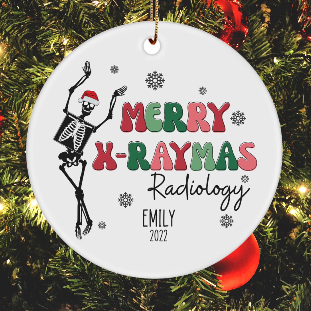 Christmas Xray Tech Gifts, Rad Tech Ornament, Radiology Gift, Radiology ...