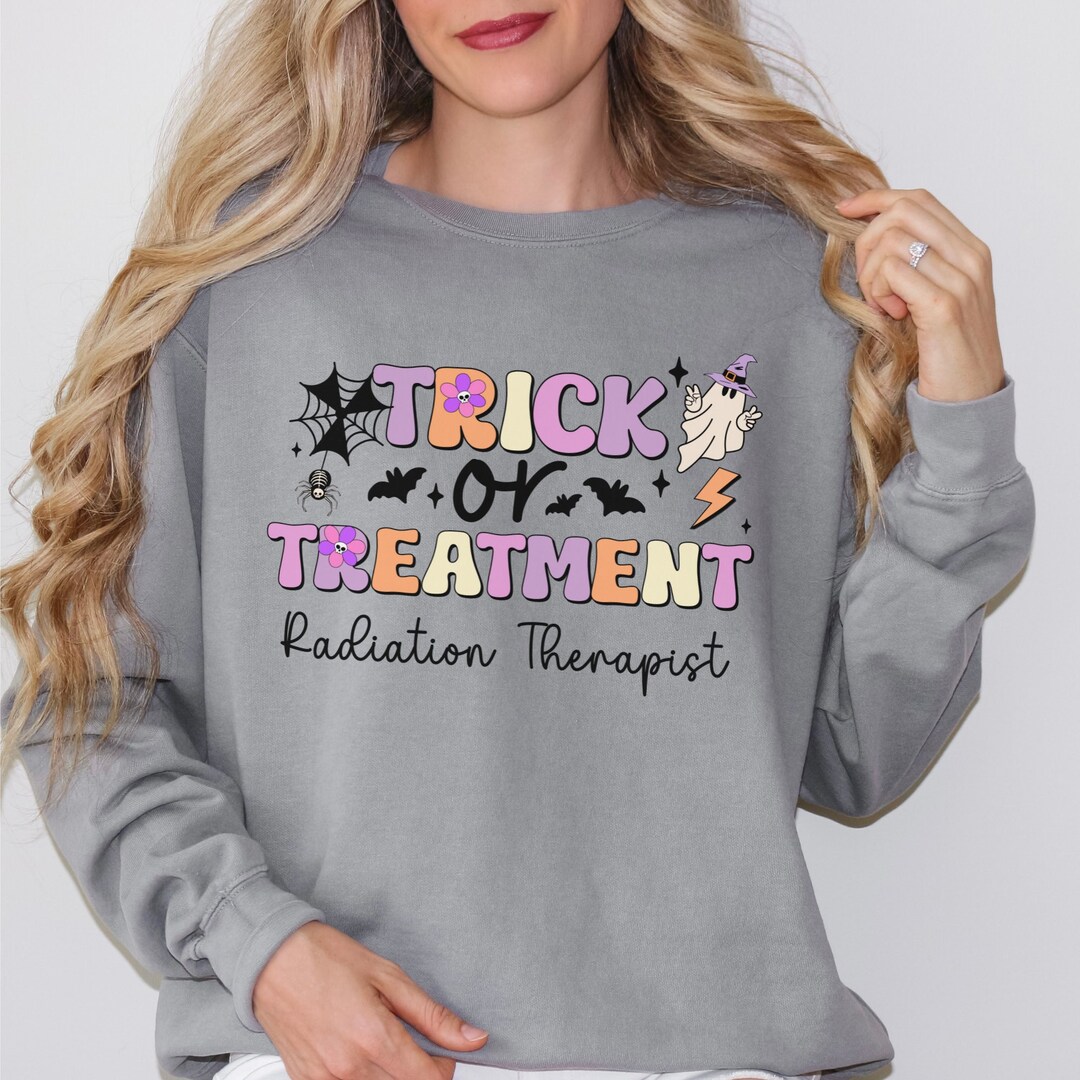 Halloween Radiation Therapist, Radiation Oncology, Radiology Sweatshirt ...
