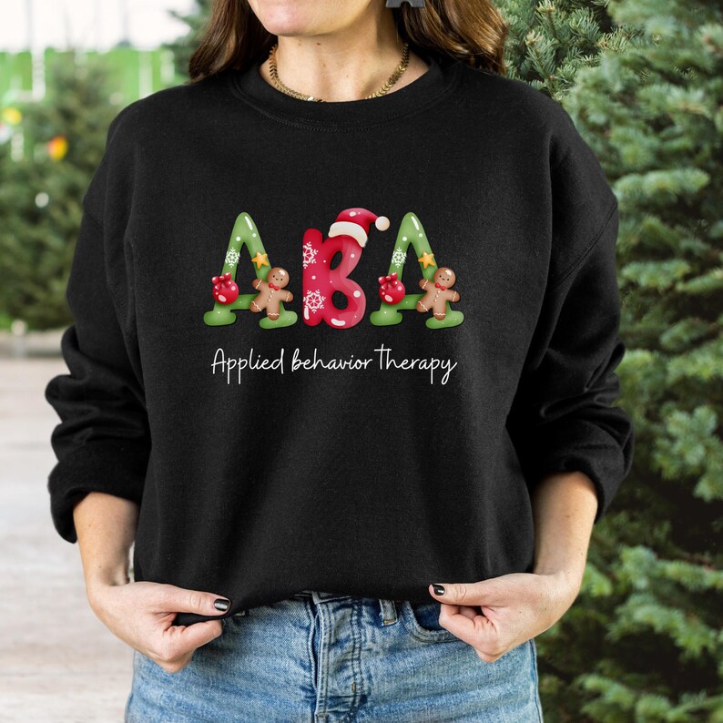 Christmas Aba Shirts, Aba Therapy Sweatshirt, Rbt Shirts, BCBA Shirt ...
