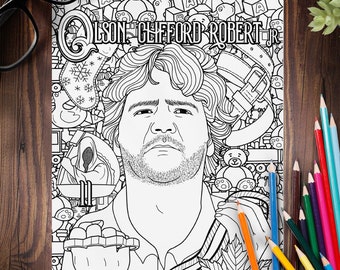 True Crime Coloring Pages - Etsy