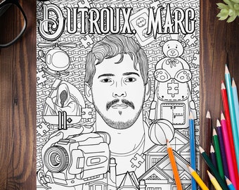 True Crime Coloring Pages - Etsy