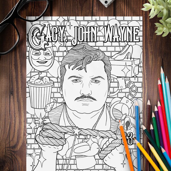 Adult Crime Coloring Pages Printable - Etsy UK
