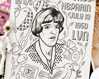 Serial Killers Coloring Pages - Etsy