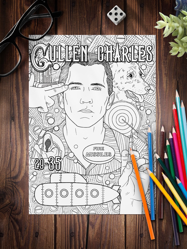 Charles Cullen. the Scariest Serial Killers Coloring Pages. Famous ...