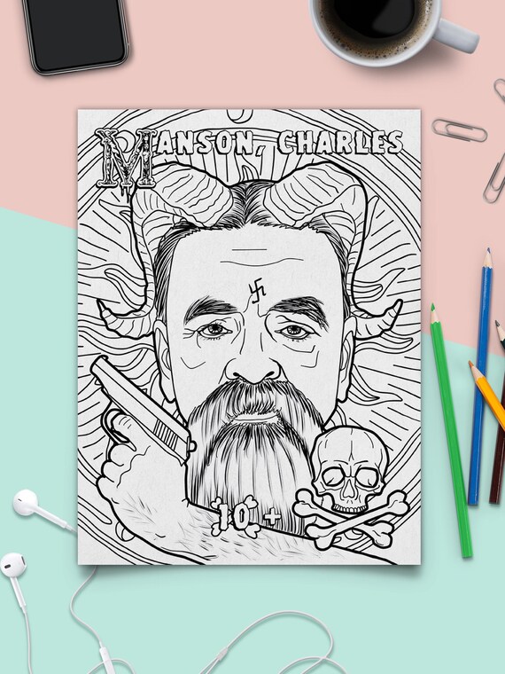 The Scariest Serial Killers Coloring Book. Famous Murderer | Etsy