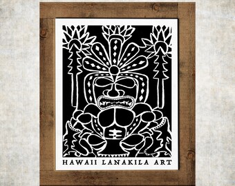 Tiki Poster - Etsy