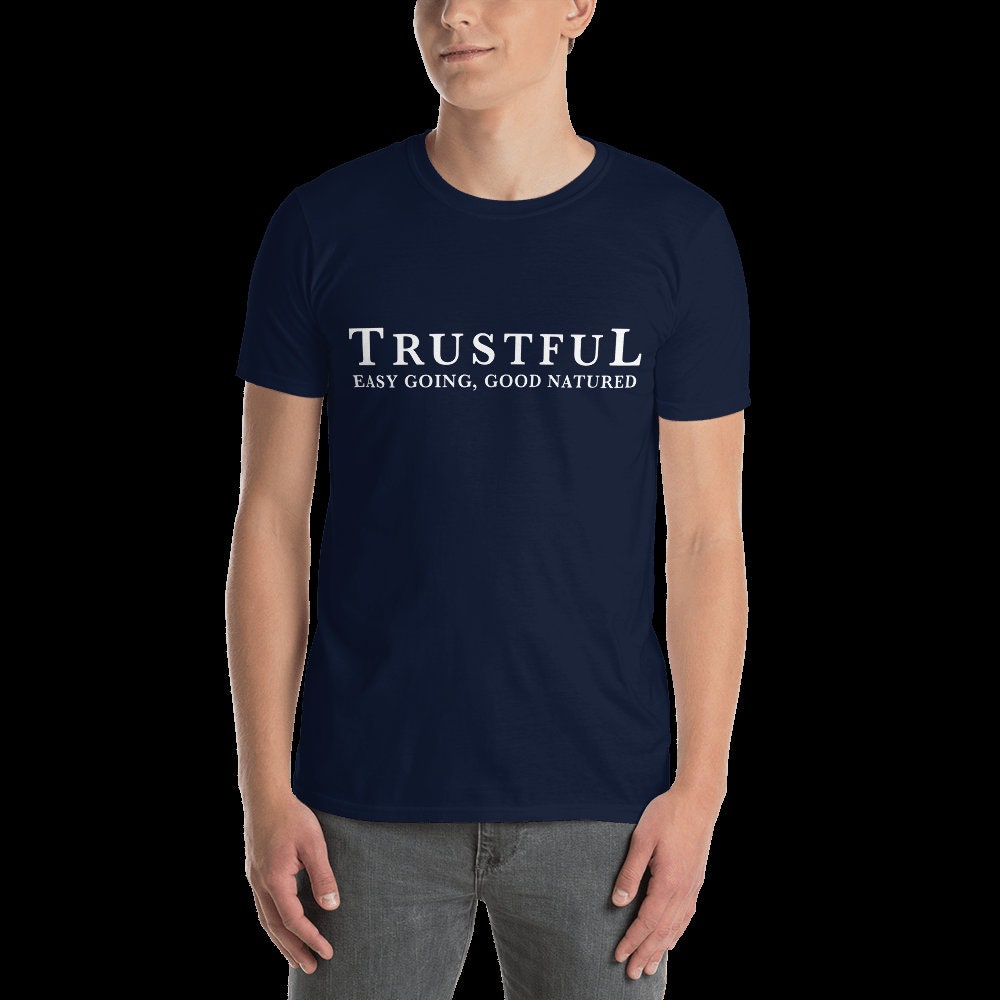 Trustful Short-sleeve T-shirt - Etsy UK