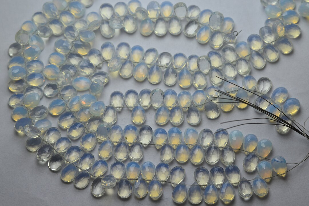 8 Inches Strand Gorgeous Quality Opal Hydro Quartz - Etsy