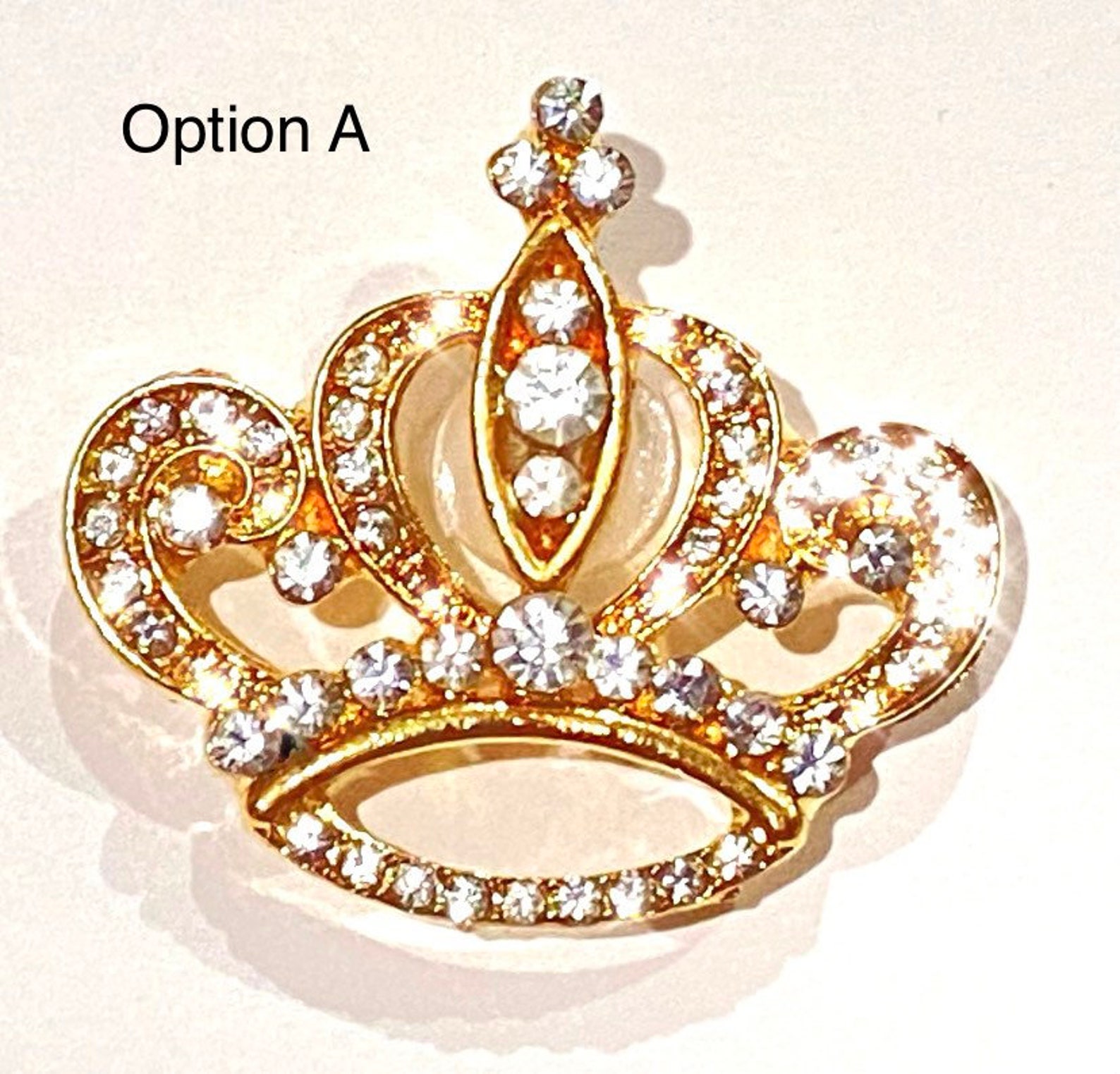 Crocs High Quality Bling Rhinestone CROWN Charms for Your | Etsy