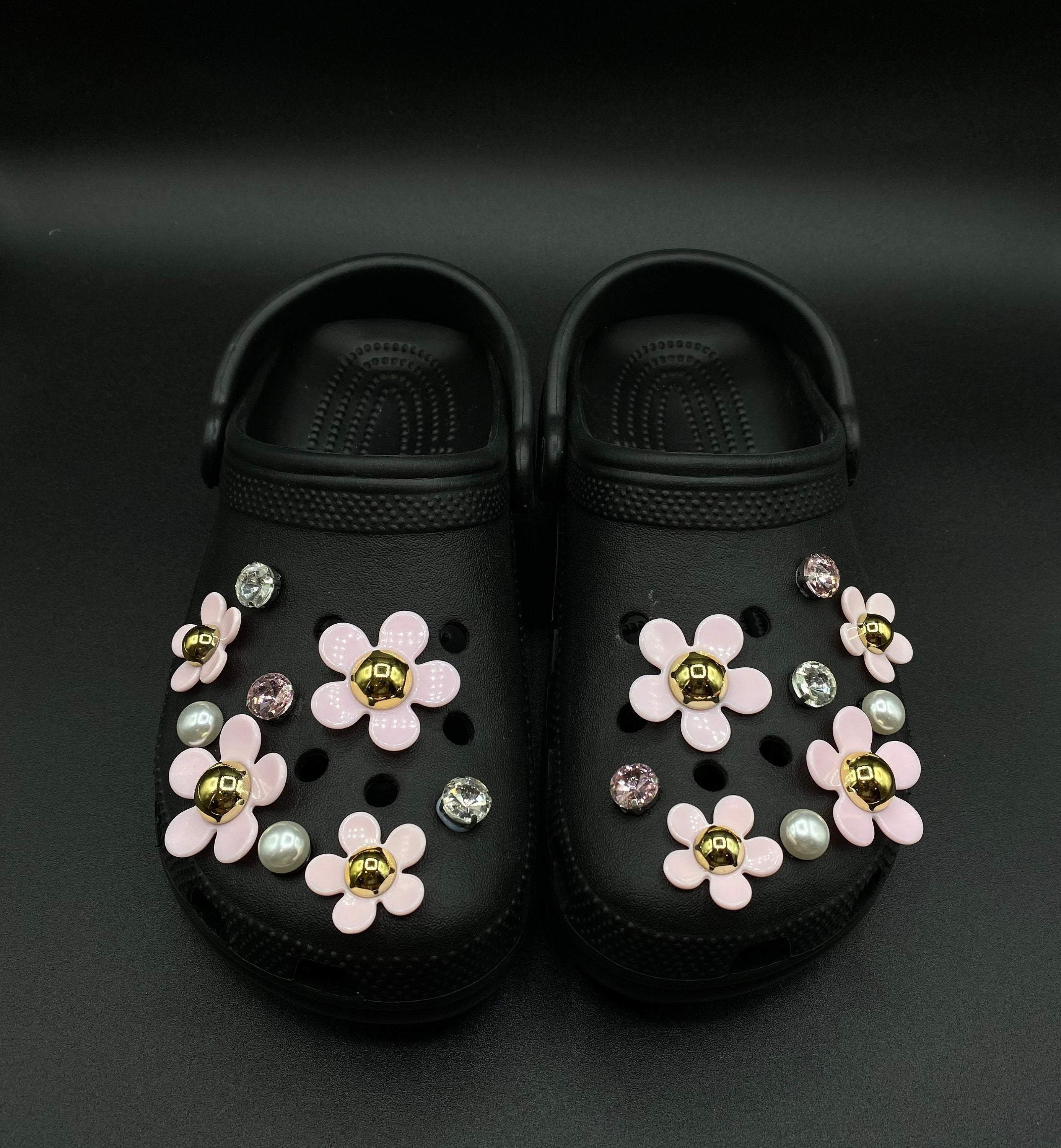 Crocs Charms Flower and Diamond and Pearl 18pcs Set. Charms - Etsy