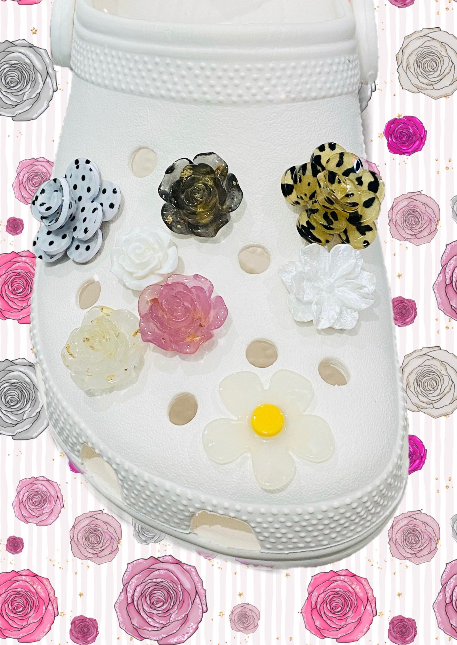 High Quality Flower Charms for Personalized Your Crocs. Croc - Etsy