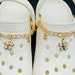 Crocs Chain Charm With Luxury Bling Gold Starfish Chains for - Etsy