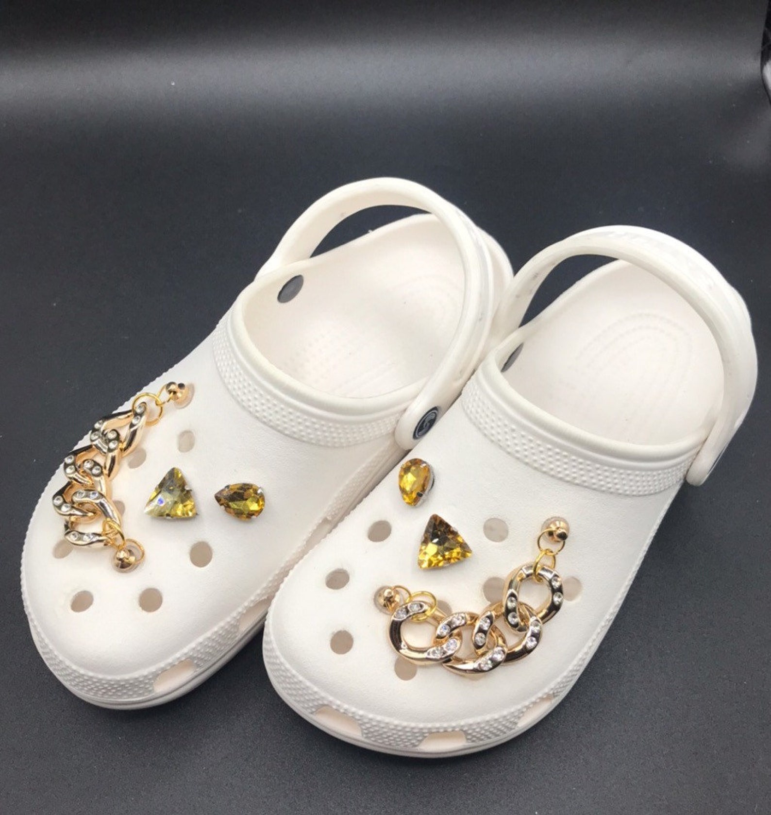 Crocs Rhinestone Chain With Crystal Charm Set for Holiday Gift/ Wedding ...