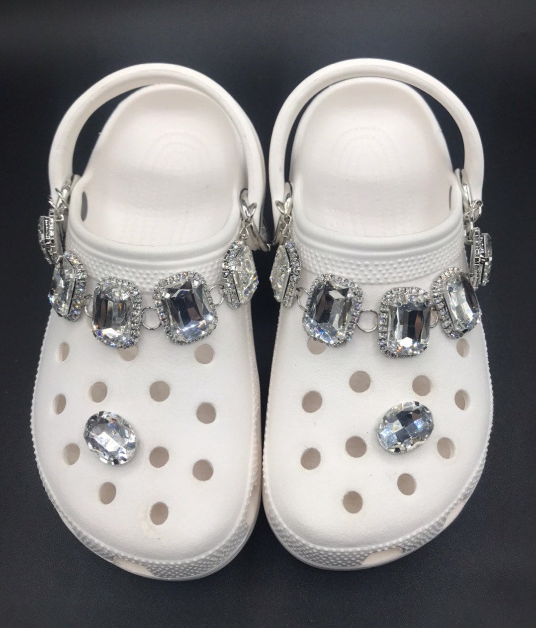 Crocs Chain Charm With Silver Luxury Jewelry Crystal With - Etsy