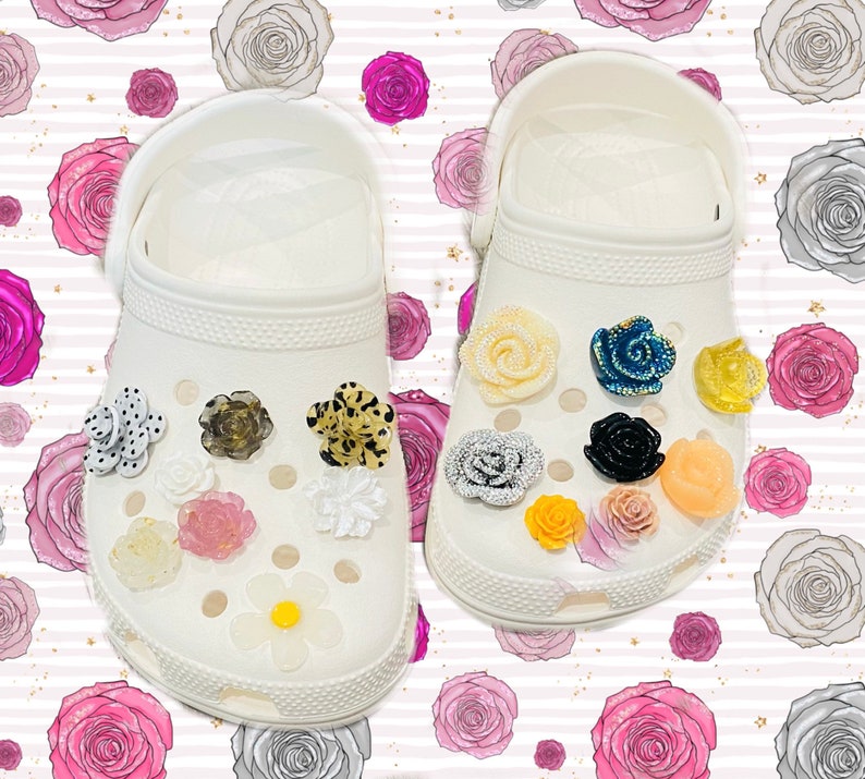 High Quality Flower Charms for Personalized Your Crocs. Croc - Etsy
