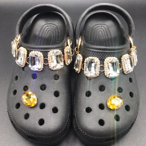 Crocs Chain Charm With Silver Luxury Jewelry Crystal With - Etsy