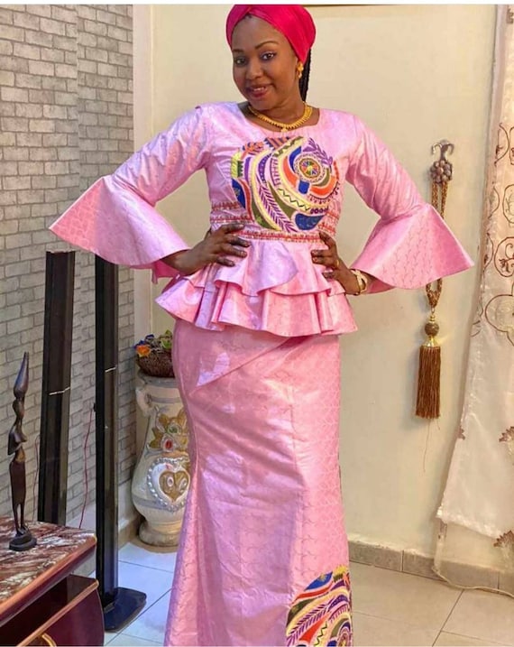 Bazin Riche/bazin Outfit/bazin/bazin Riche Dress/bazin | Etsy