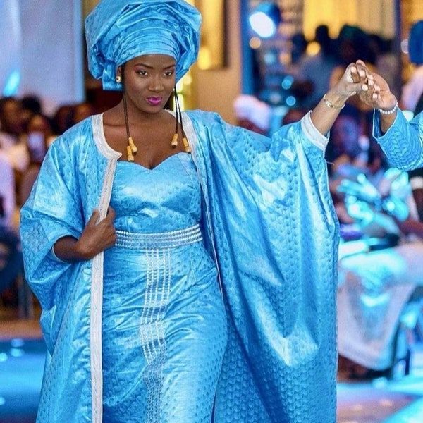 Bazin Riche Dress - Etsy