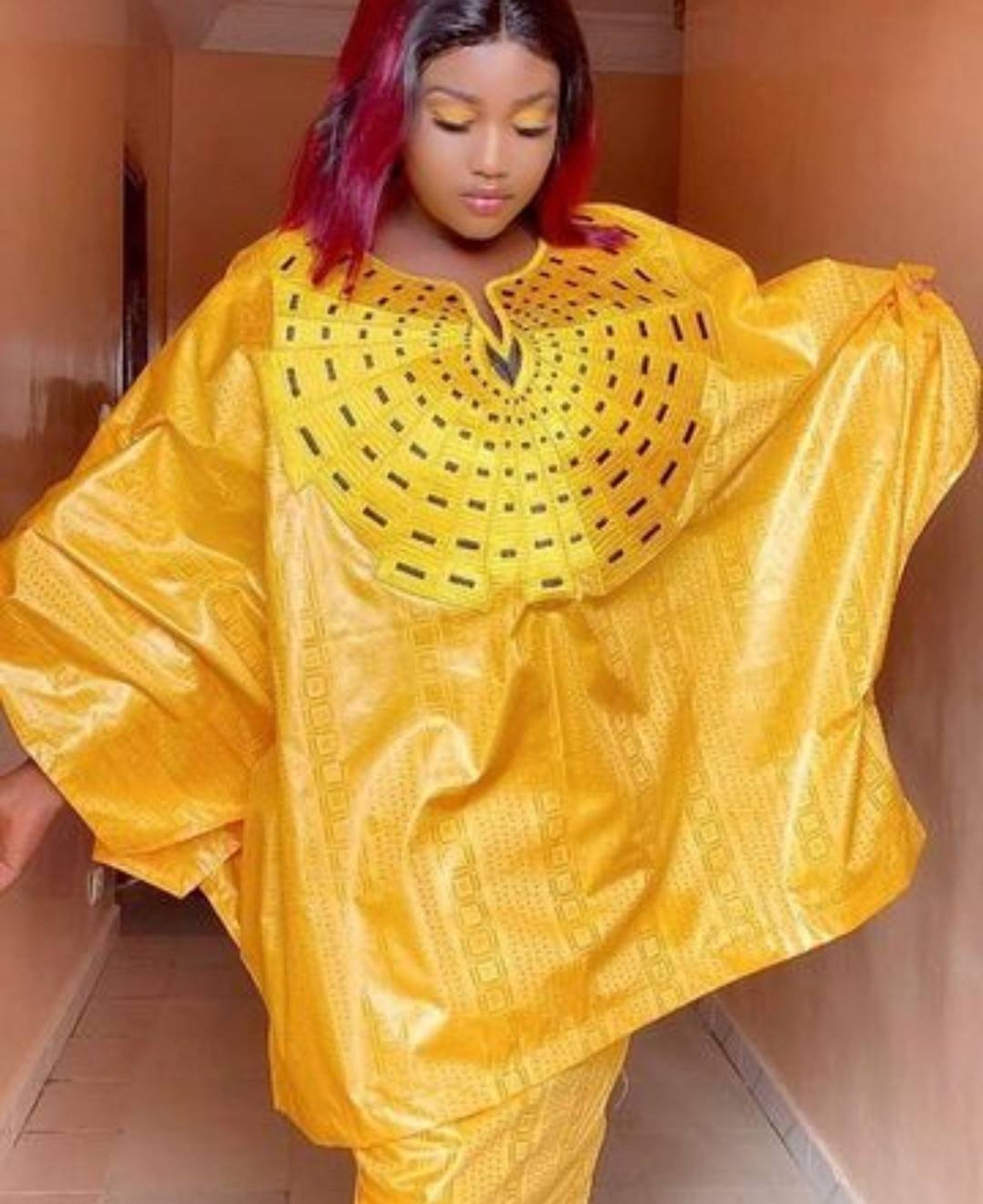 Bazin Riche/bazin Outfit/bazin/bazin Riche Dress/bazin Brocade/bazin ...