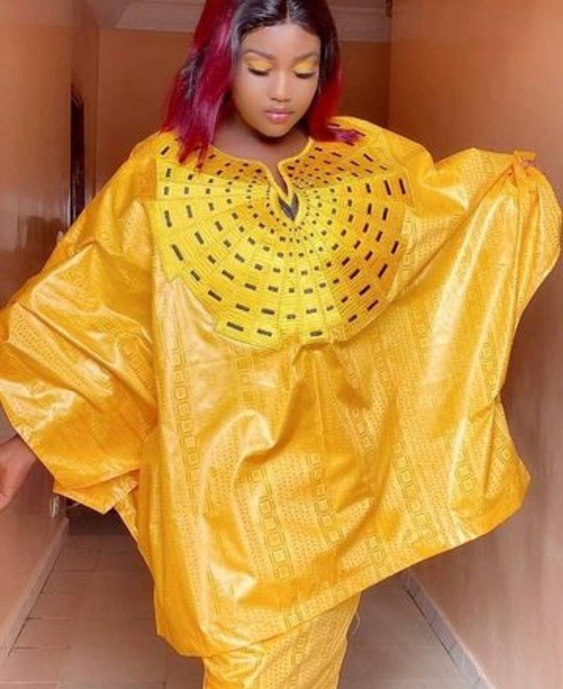 Bazin Riche/bazin Outfit/bazin/bazin Riche Dress/bazin Brocade/bazin ...