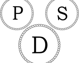 Monogram PNG/SVG/DXF | Cricut | Laser Engrave | Individual Letter Files ...