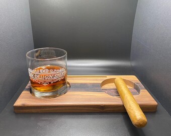 Cigar Ashtray and Coaster - Etsy