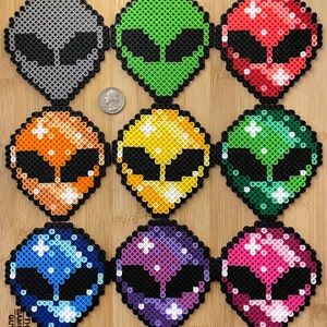 Alien Perler Bead Magnet - Etsy