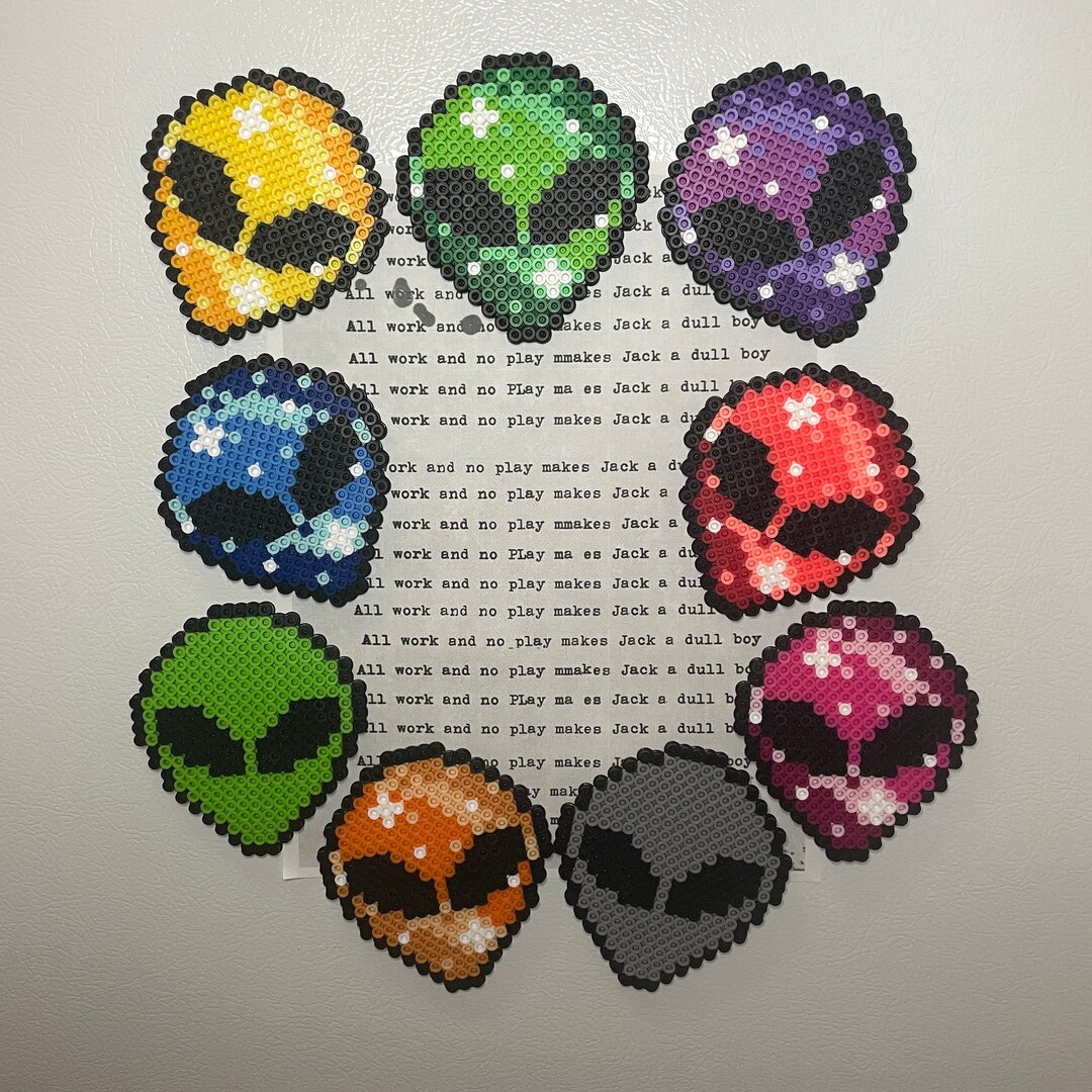 Alien Perler Bead Magnet - Etsy