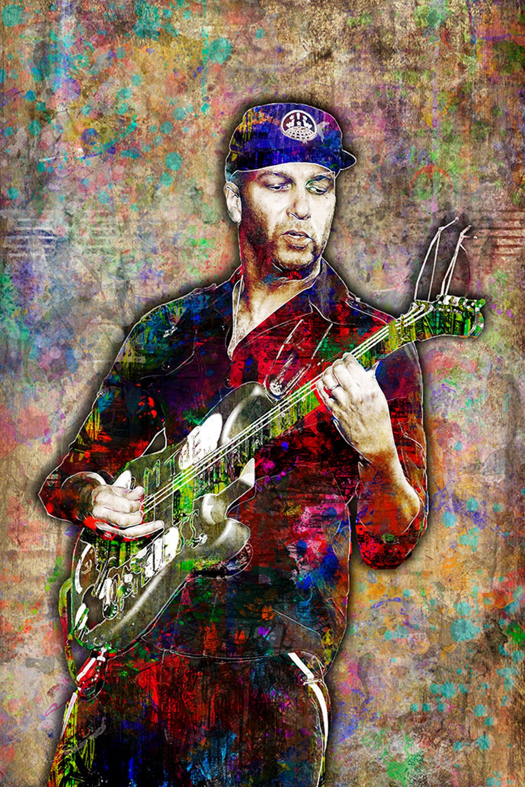 Tom Morello Print, Tom Morello Artwork, Tom Morello Art, Tom Morello ...