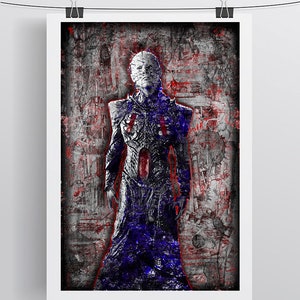 Pinhead Print, Pinhead Artwork, Pinhead Art, Pinhead Poster for ...