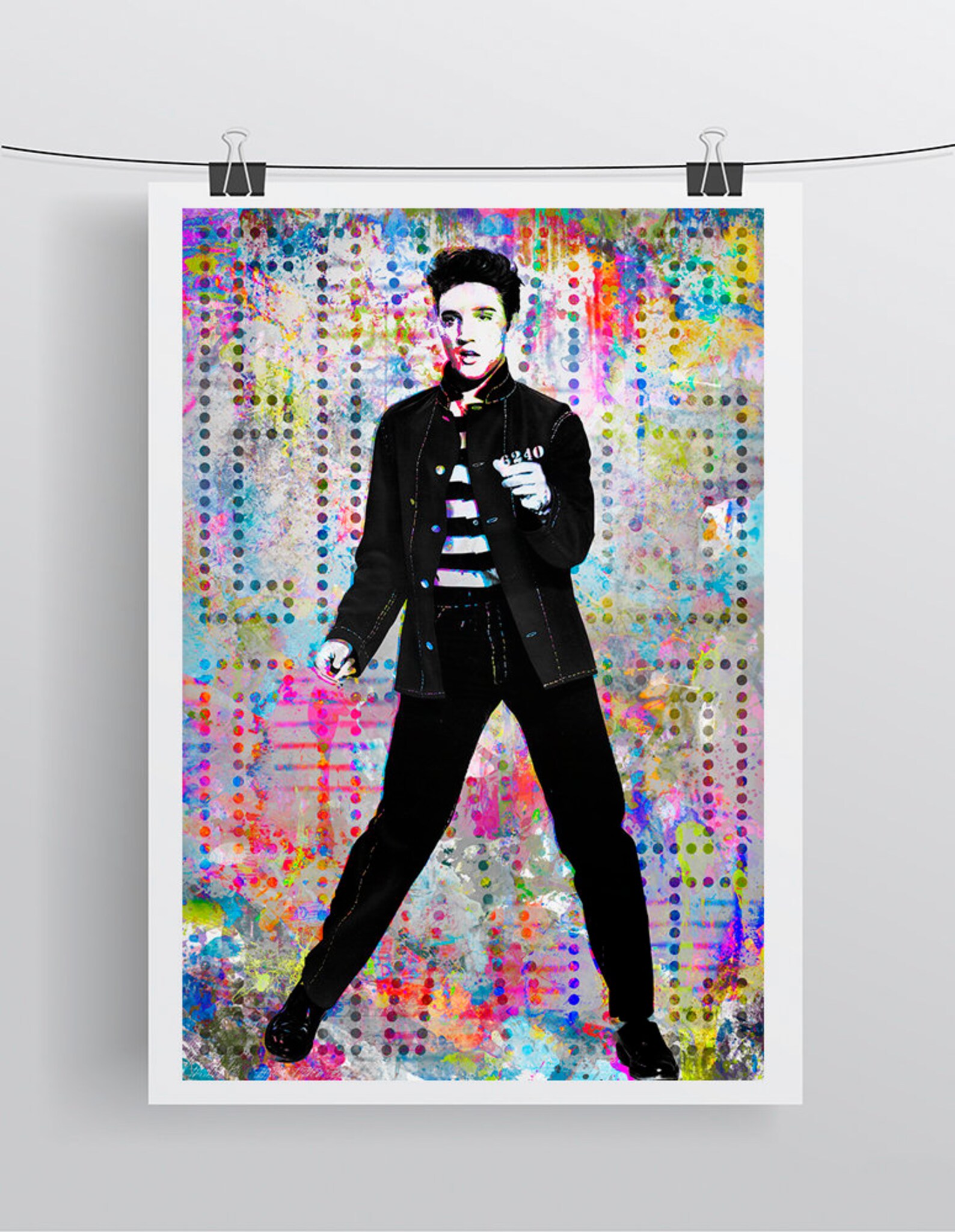 Elvis Art Elvis Print Elvis Tribute Poster Elvis Artwork | Etsy