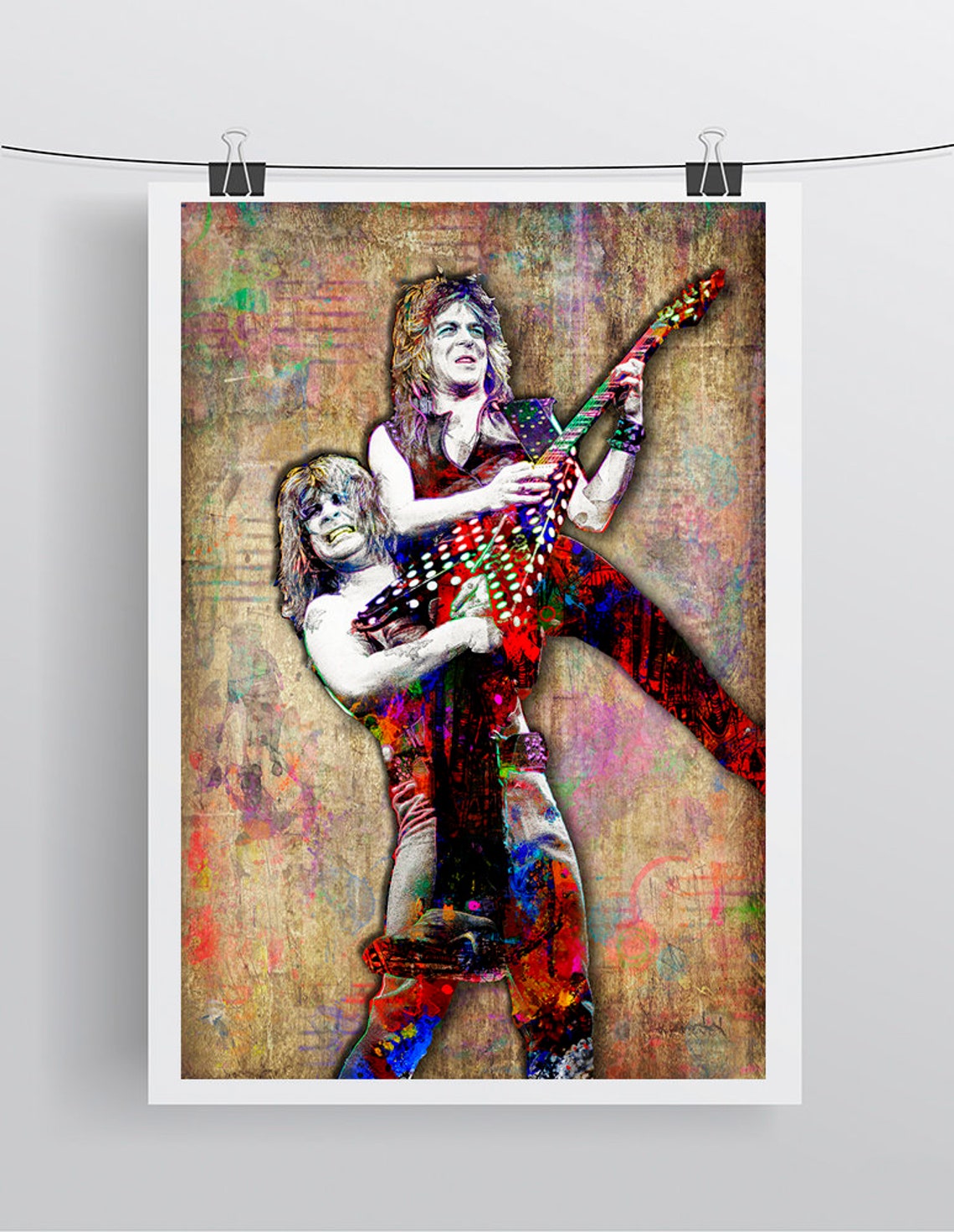 Ozzy and Randy Print Ozzy and Randy Artwork Ozzy and Randy - Etsy