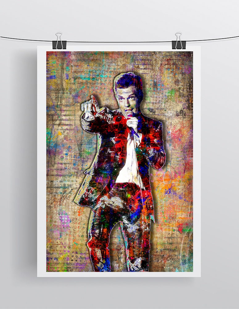Brandon Flowers Print Brandon Flowers Artwork Brandon - Etsy