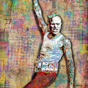 Keith Flint Print, Keith Flint Artwork, Keith Flint Tribute Art, Keith ...