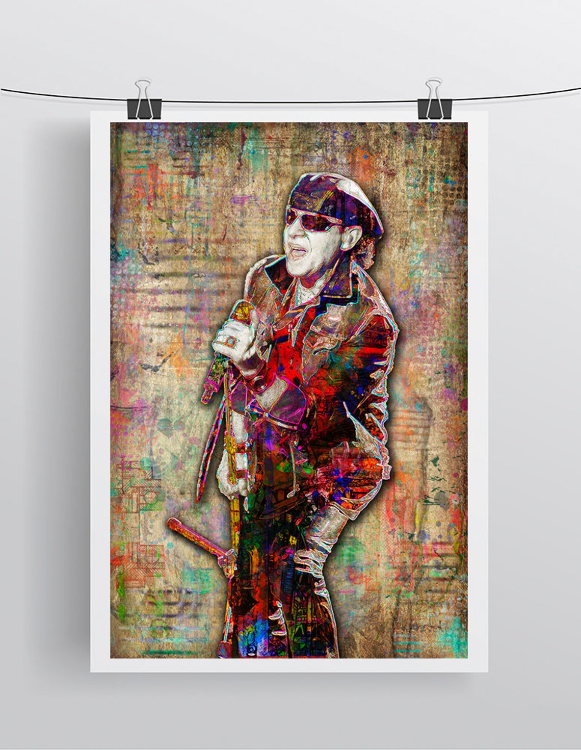 Klaus Meine Print Klaus Meine Artwork Klaus Meine Art Klaus | Etsy