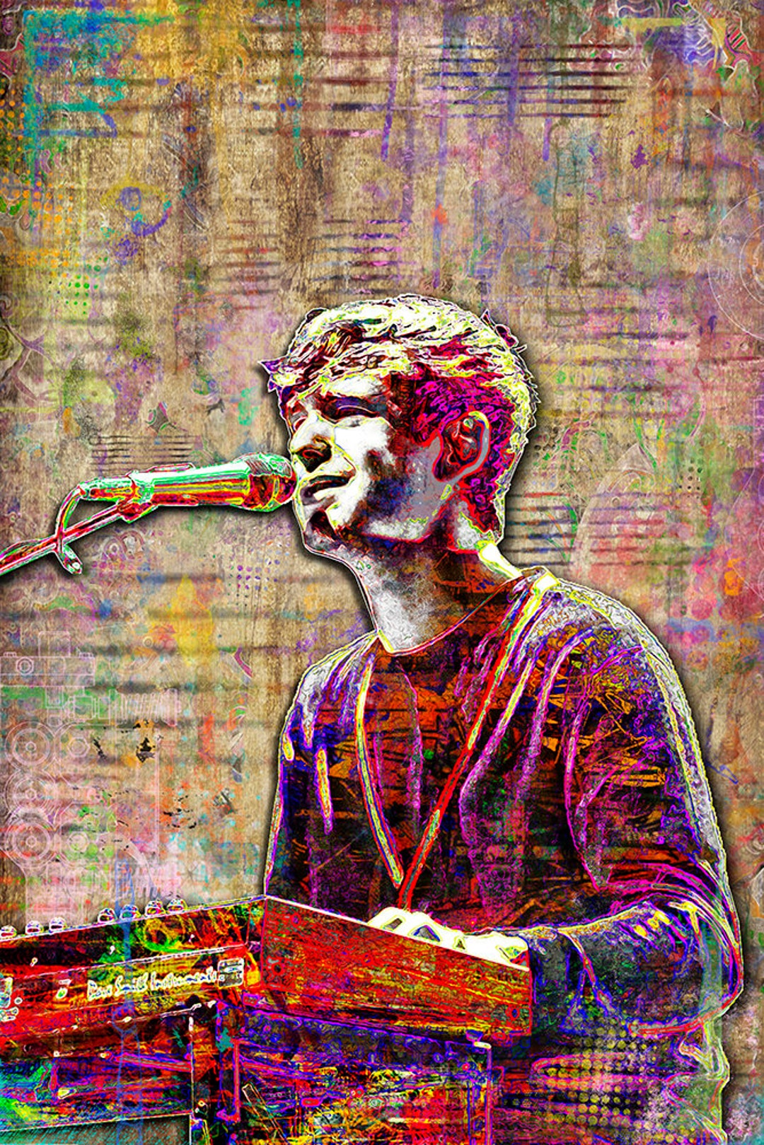 James Blake Print, James Blake Artwork, James Blake Art, James Blake ...