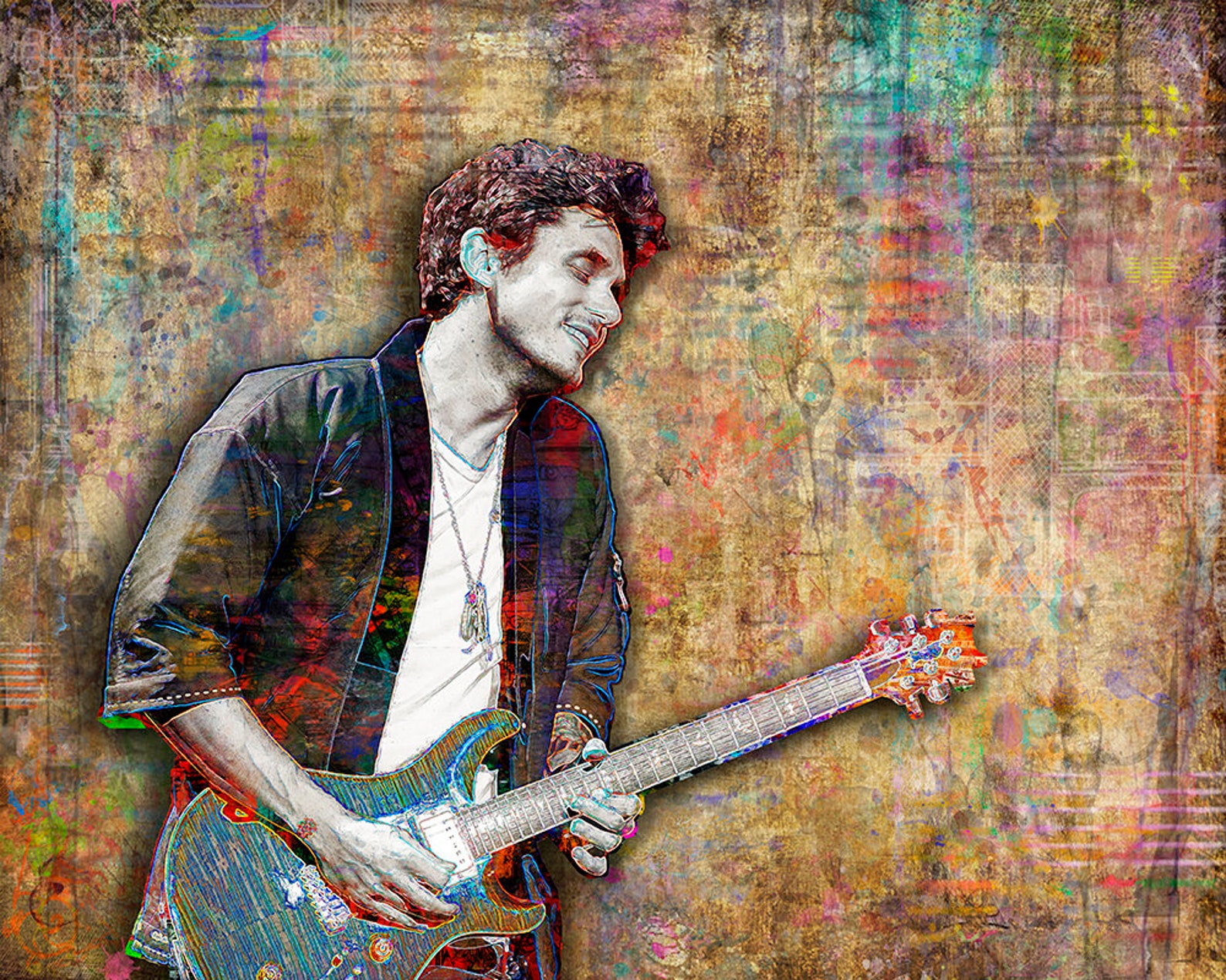 John Mayer Poster John Mayer Art John Mayer Artwork John | Etsy