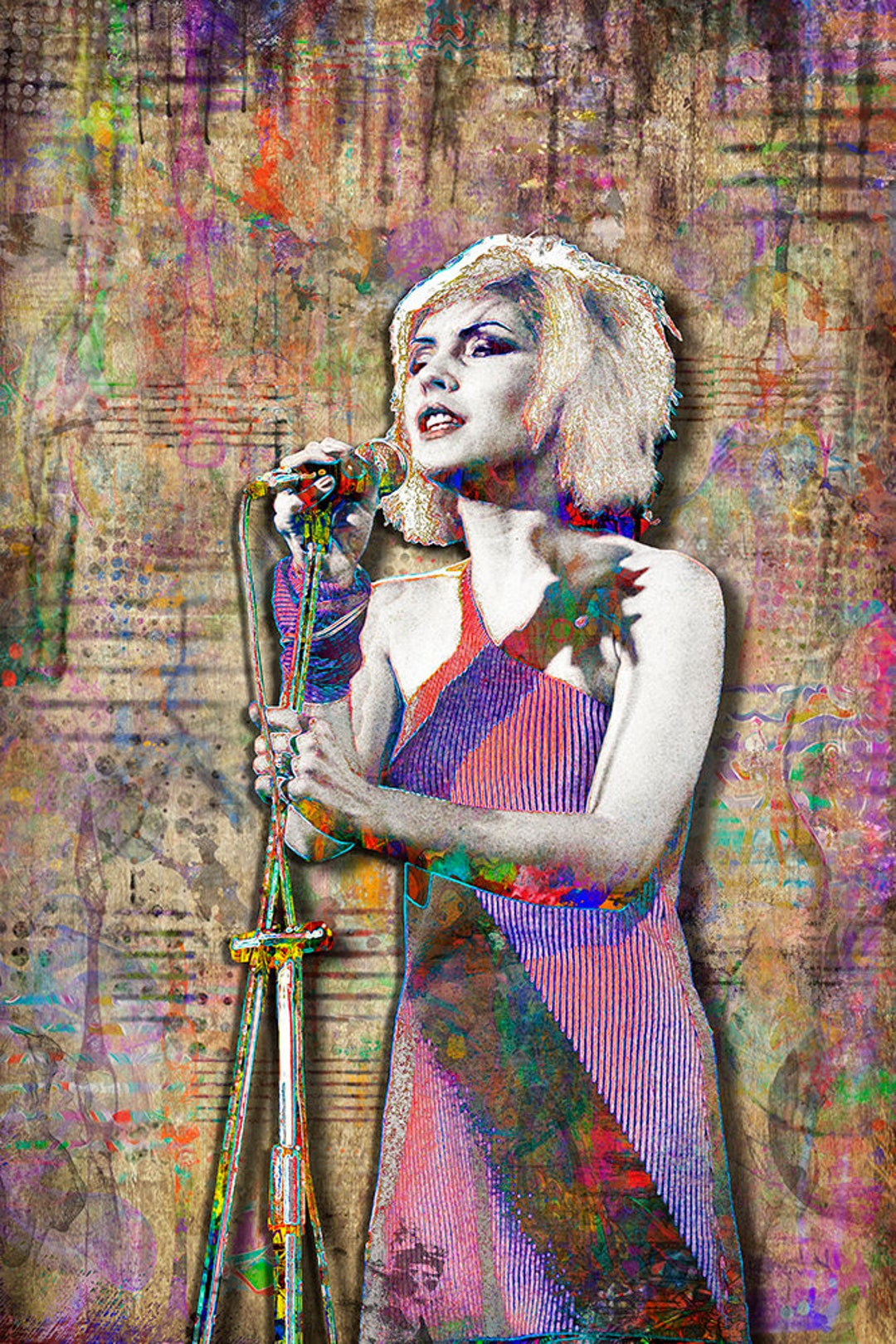 Debbie Harry Print, Debbie Harry Artwork, Debbie Harry Art, Debbie ...