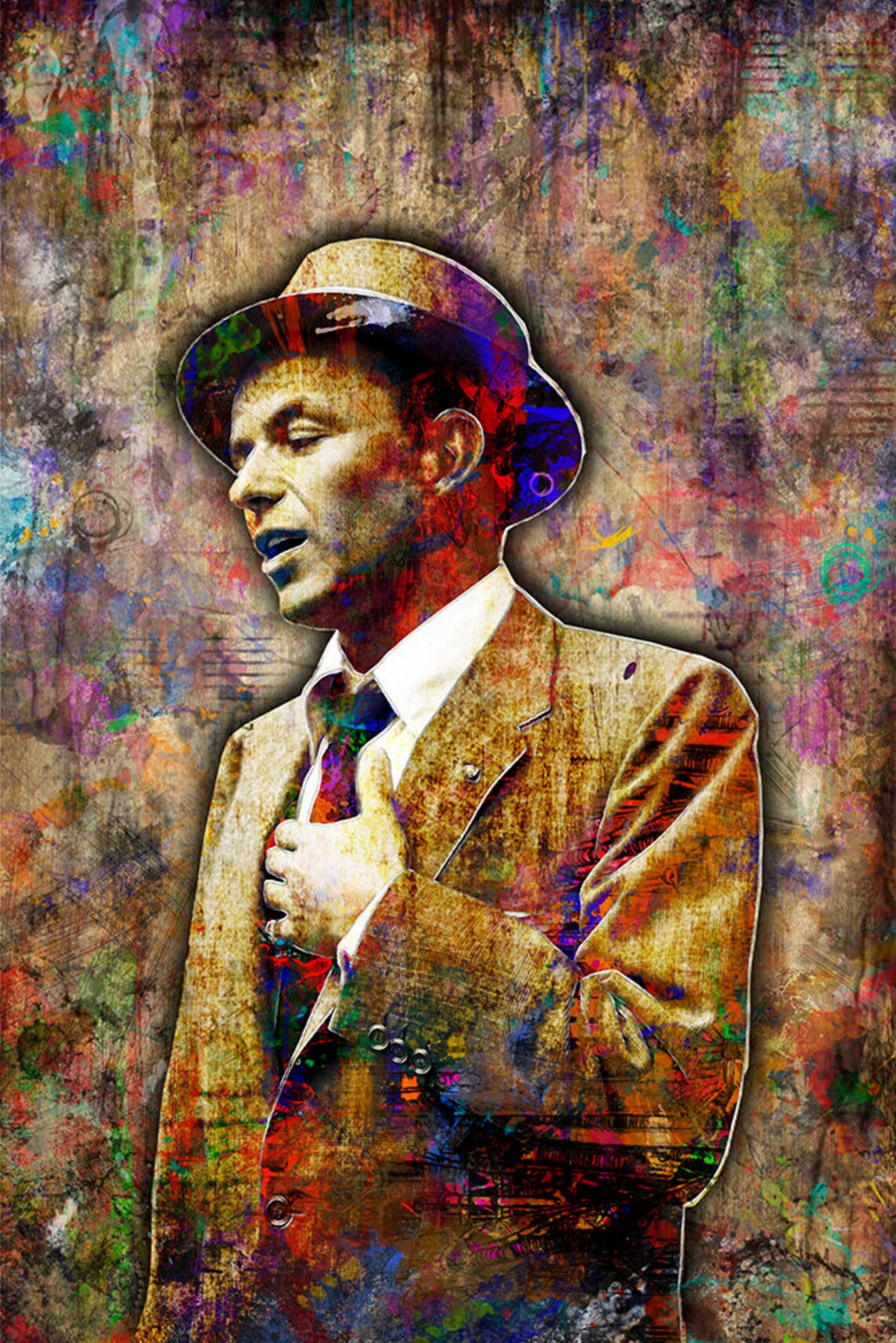 Frank Sinatra Print Frank Sinatra Artwork Frank Sinatra - Etsy