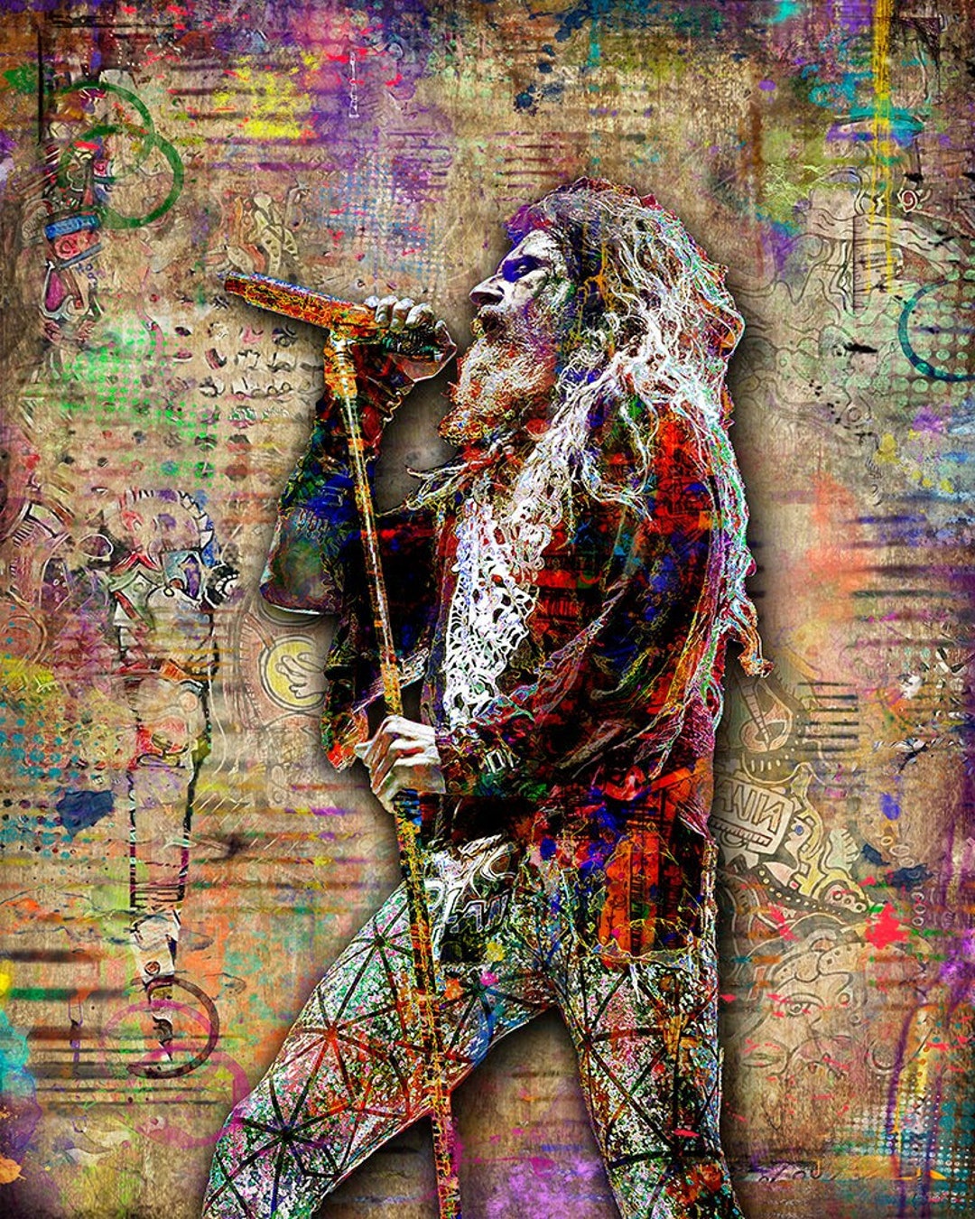 Rob Zombie Poster, Rob Zombie Art, Rob Zombie Artwork Rob Zombie Print ...