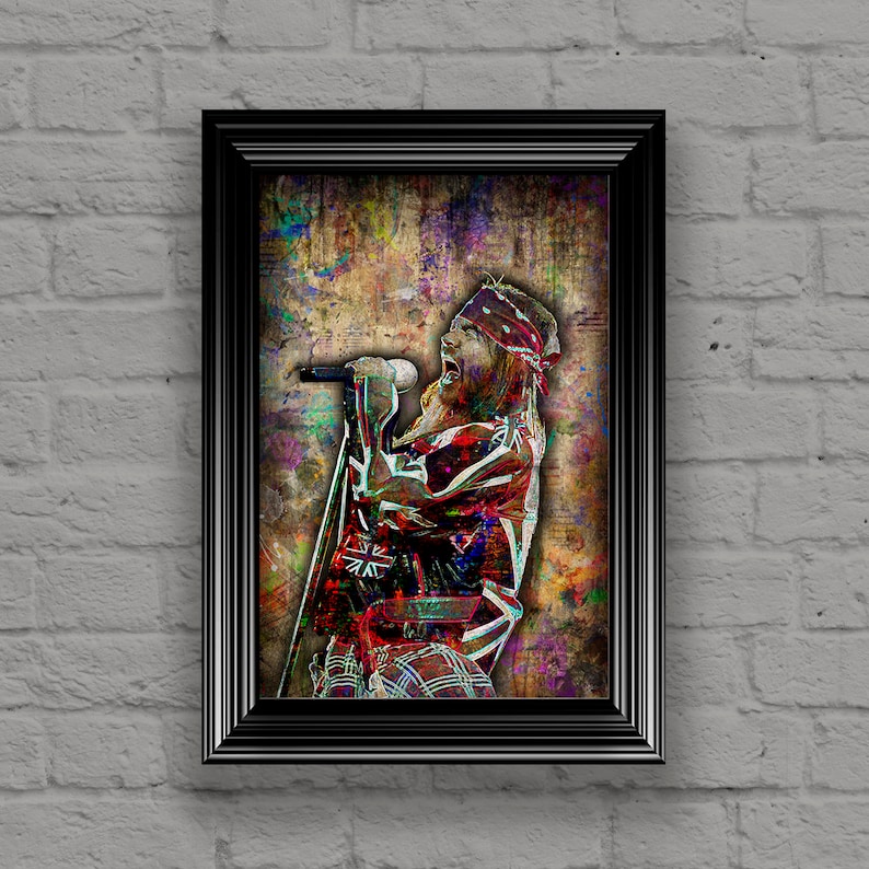 Axl Rose Print Axl Rose Artwork Axl Rose Art Axl Rose - Etsy