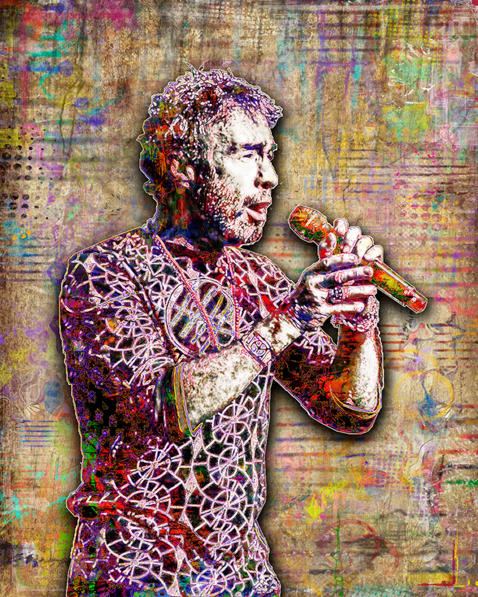 Paul Rodgers Print Paul Rodgers Artwork Paul Rodgers Art - Etsy
