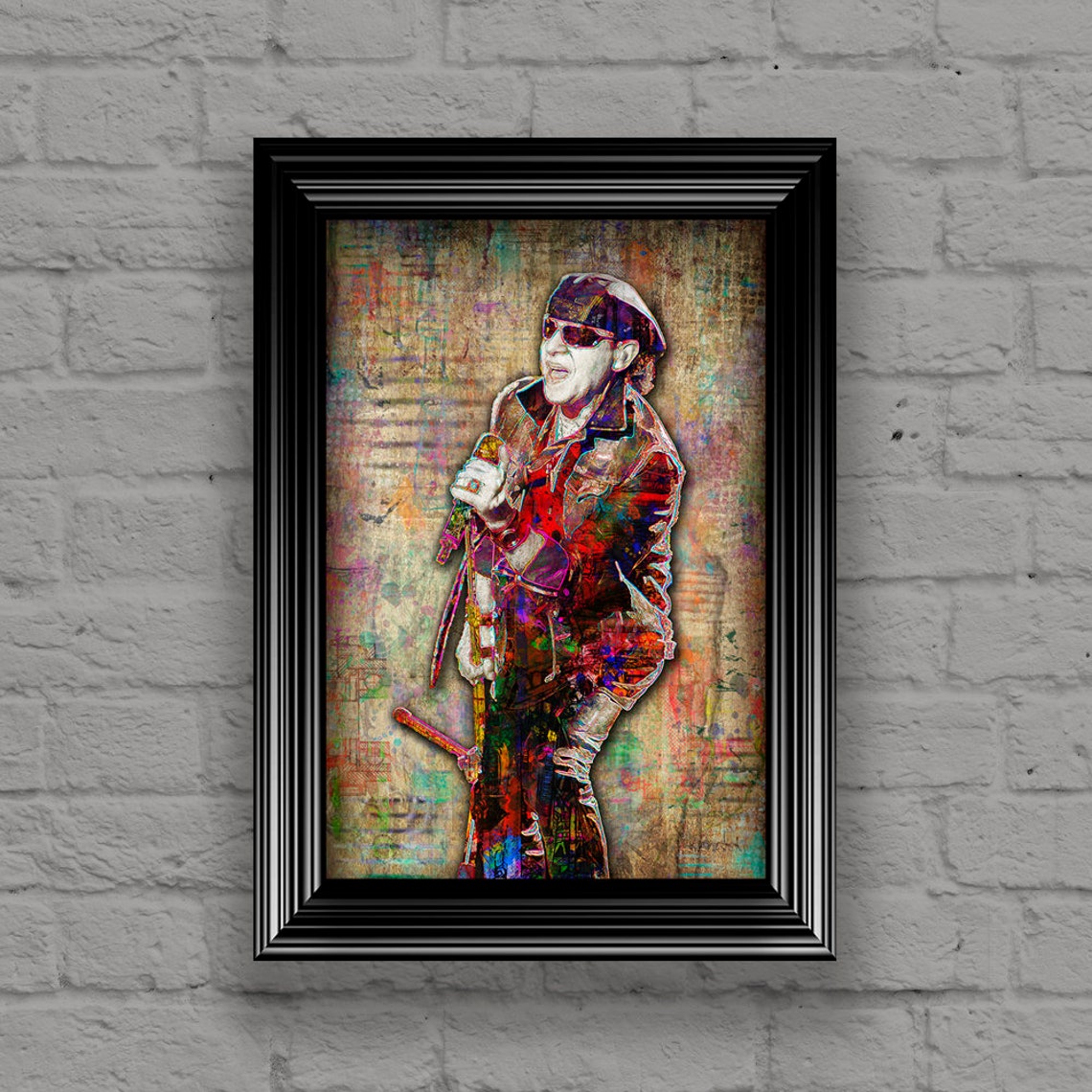 Klaus Meine Print Klaus Meine Artwork Klaus Meine Art Klaus | Etsy