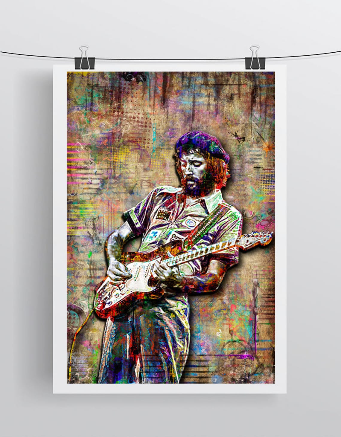 Eric Clapton Poster Eric Clapton Art Eric Clapton Artwork - Etsy UK