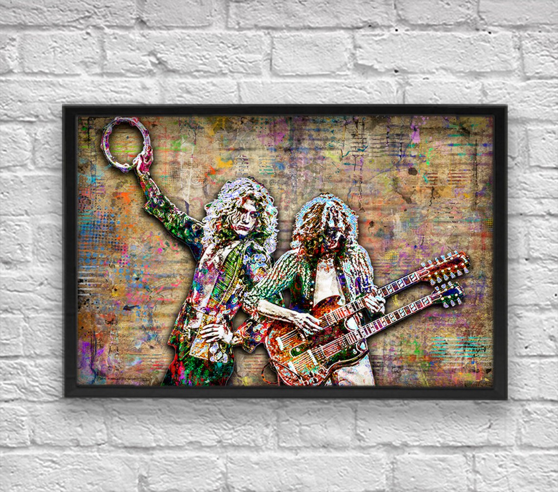Led Zeppelin Print Led Zeppelin Artwork Led Zeppelin Art - Etsy