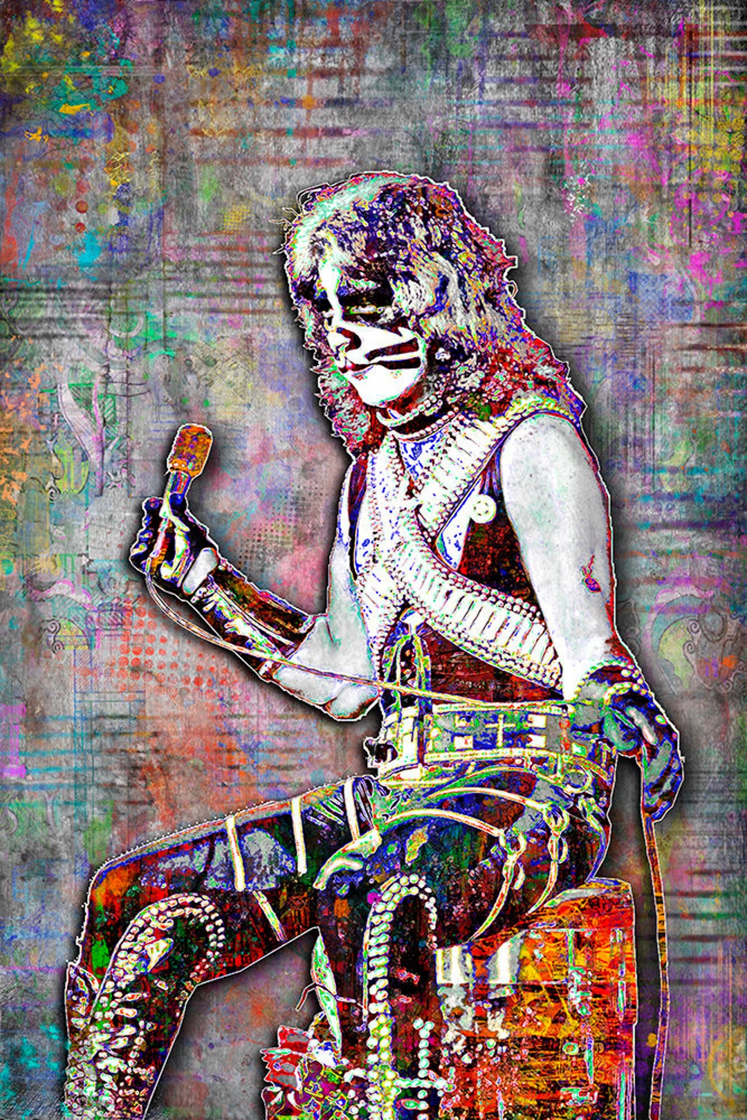 Peter Criss Print, Peter Criss Artwork, Peter Criss Art, Peter Criss ...