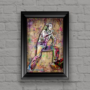 Bon Scott Poster, Bon Scott Art, Bon Scott Tribute Artwork, Bon Scott ...