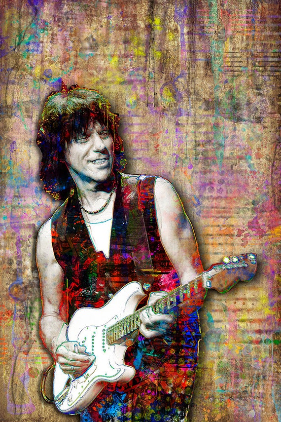 Jeff Beck Art Posters Jeff Beck Canvas Prints For Sale