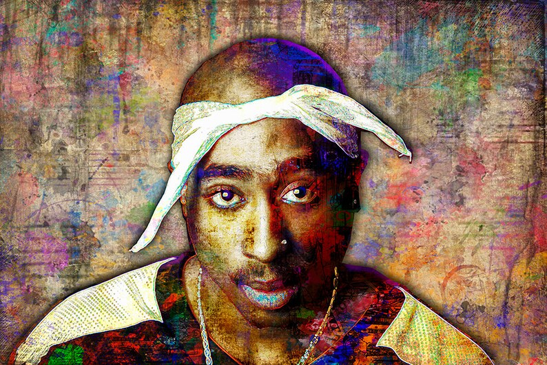 Tupac Art Tupac Print Tupac Tribute Poster Tupac Artwork | Etsy